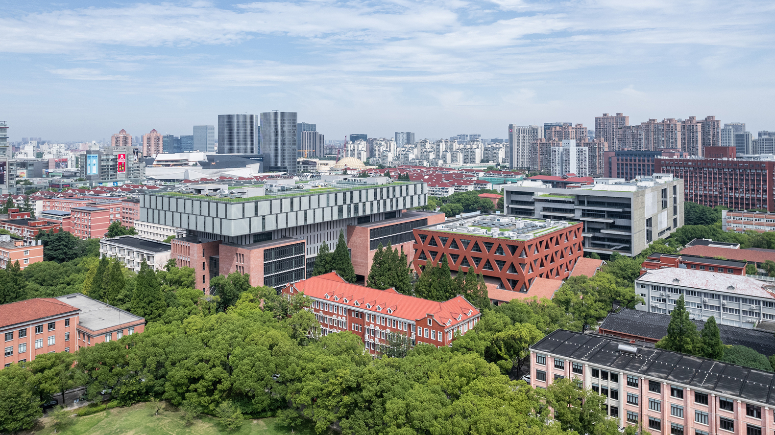 University Campus Renovation Architecture: Shanghai University Yanchang ...