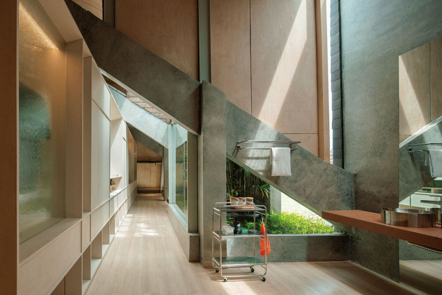 Modern Attic House Design in Indonesia: Attic Above Garden House by RAD ...