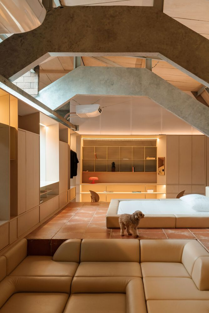 Modern Attic House Design in Indonesia: Attic Above Garden House by RAD ...