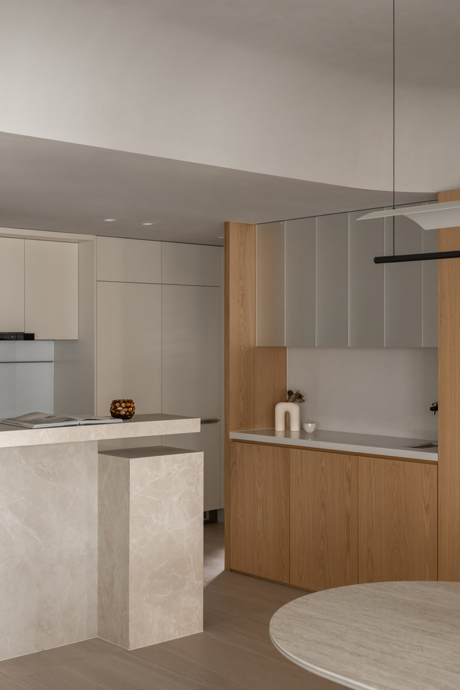 Curved Interior Design in the Slow Rhythm Apartment by KC Design Studio ...