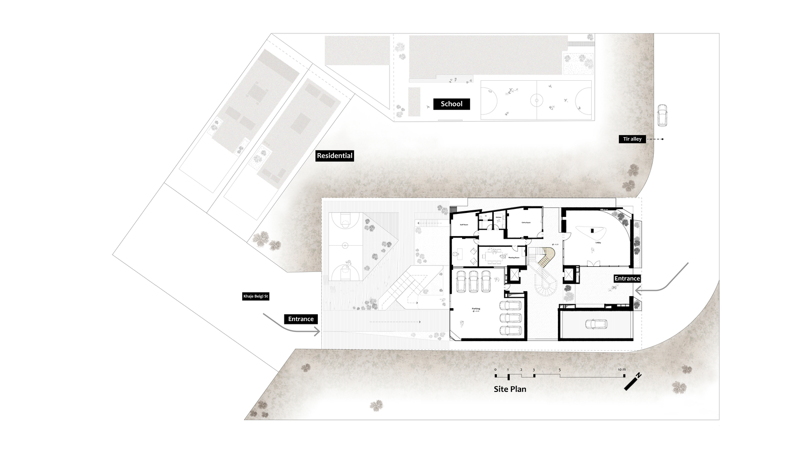 AnDo Residential Building: Contemporary Brick Residential Architecture ...