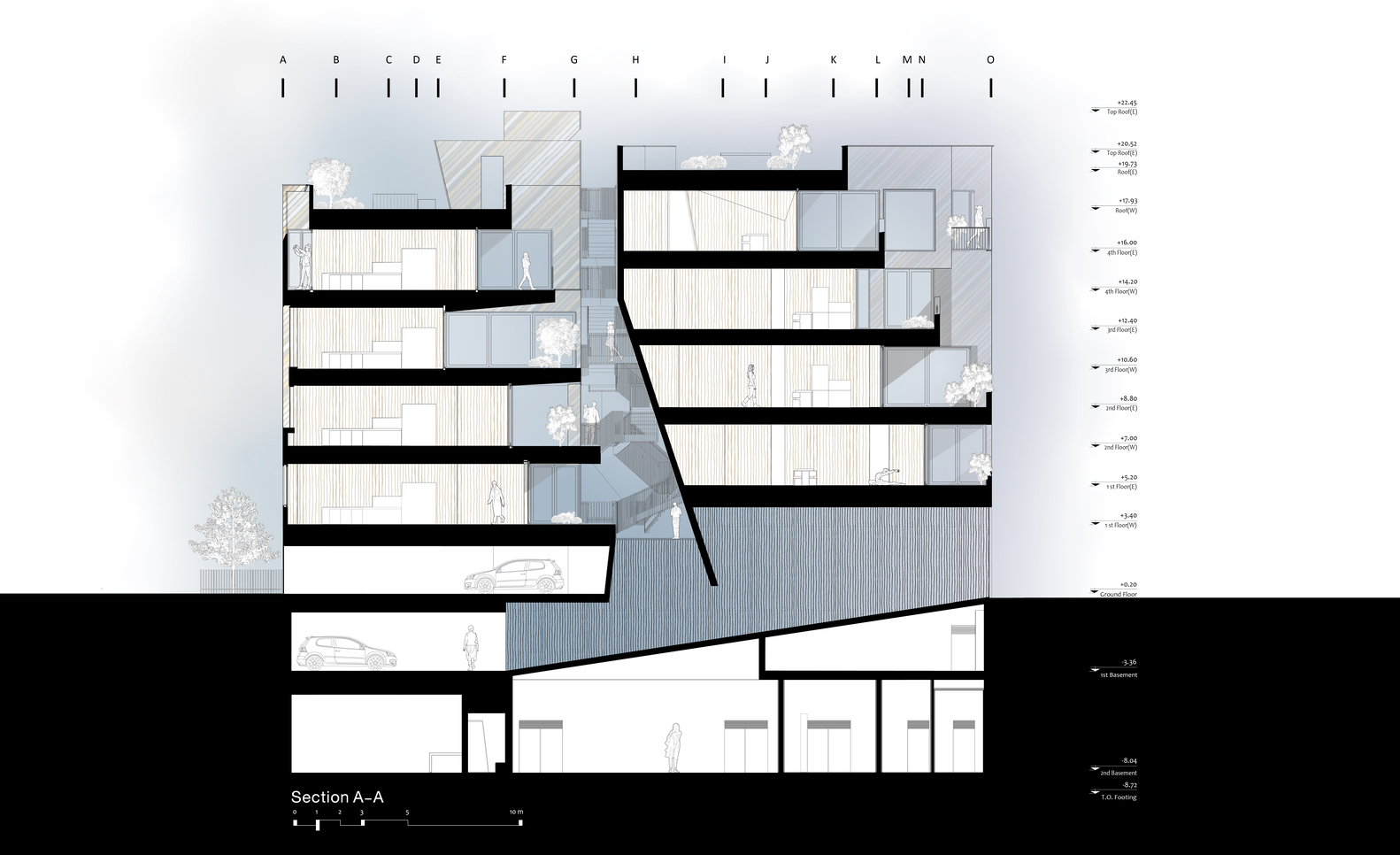AnDo Residential Building: Contemporary Brick Residential Architecture ...