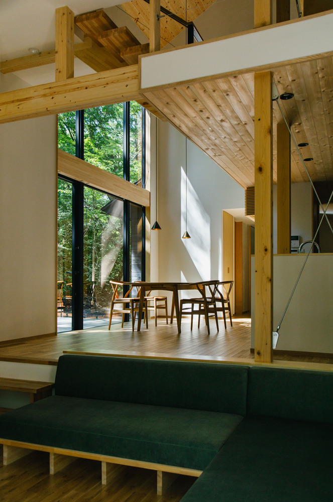 Mountain Retreat House Design at the Foot of Mt. Asama by norari works | Architecture Blog