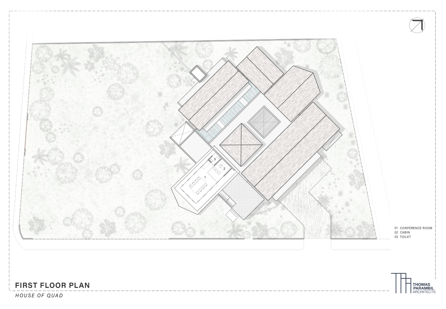 House of Quad: A Contemporary Take on Kerala Courtyard House Design by ...