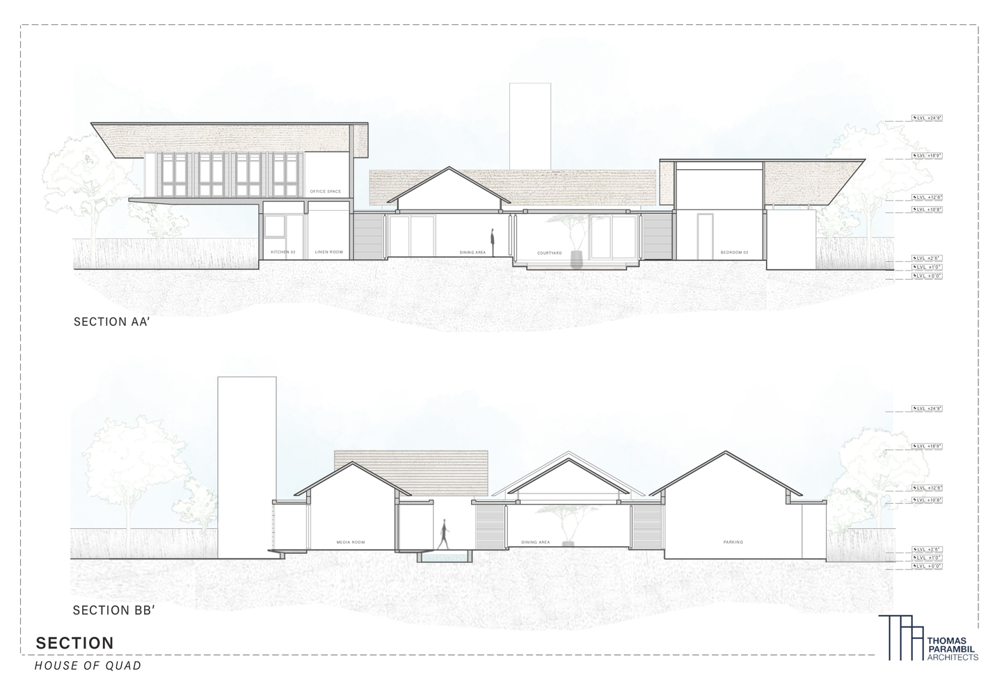 House of Quad: A Contemporary Take on Kerala Courtyard House Design by ...