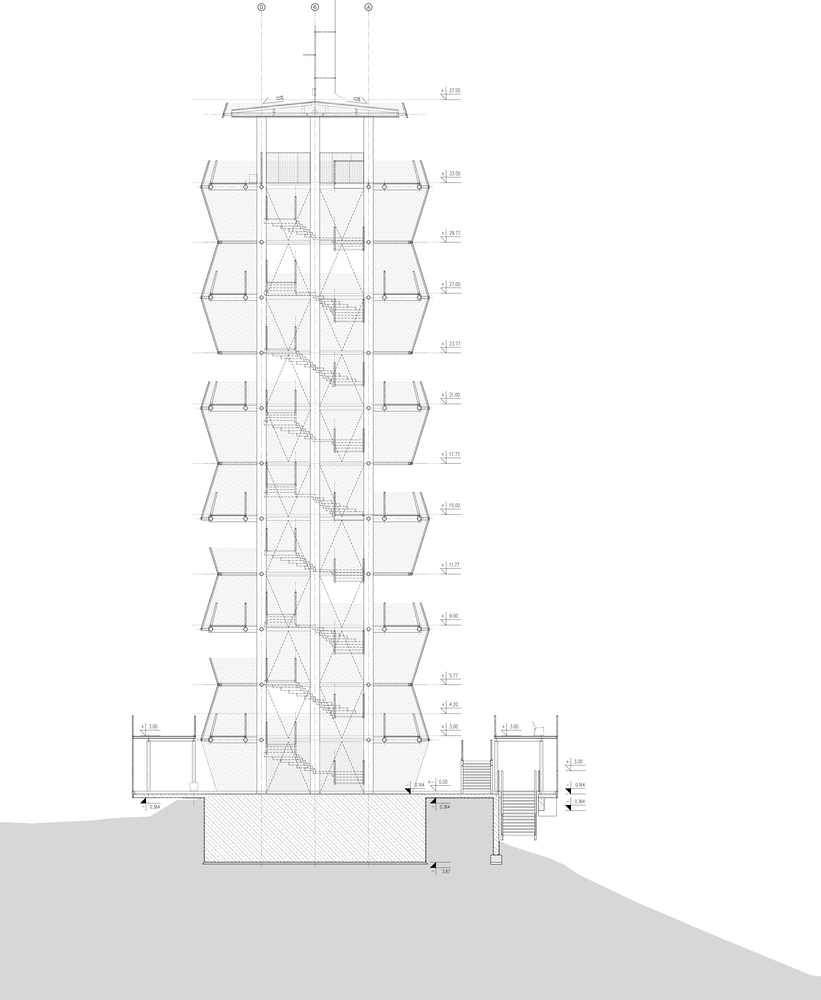 Urban Viewing Tower Architecture by ISBA grupa projektowa in Wałbrzych ...