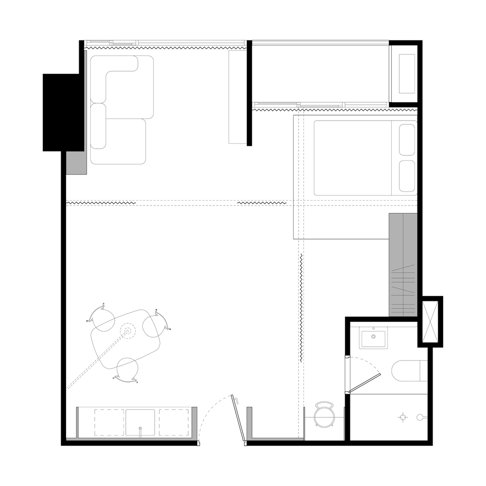 Compact Apartment Design with Flexible Layout: MM33 by buno in Bangkok ...