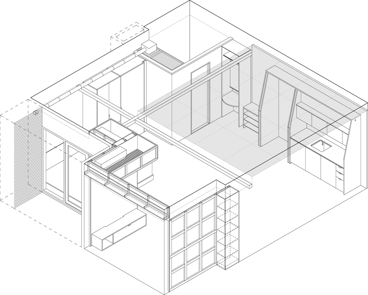Compact Apartment Design with Flexible Layout: MM33 by buno in Bangkok ...