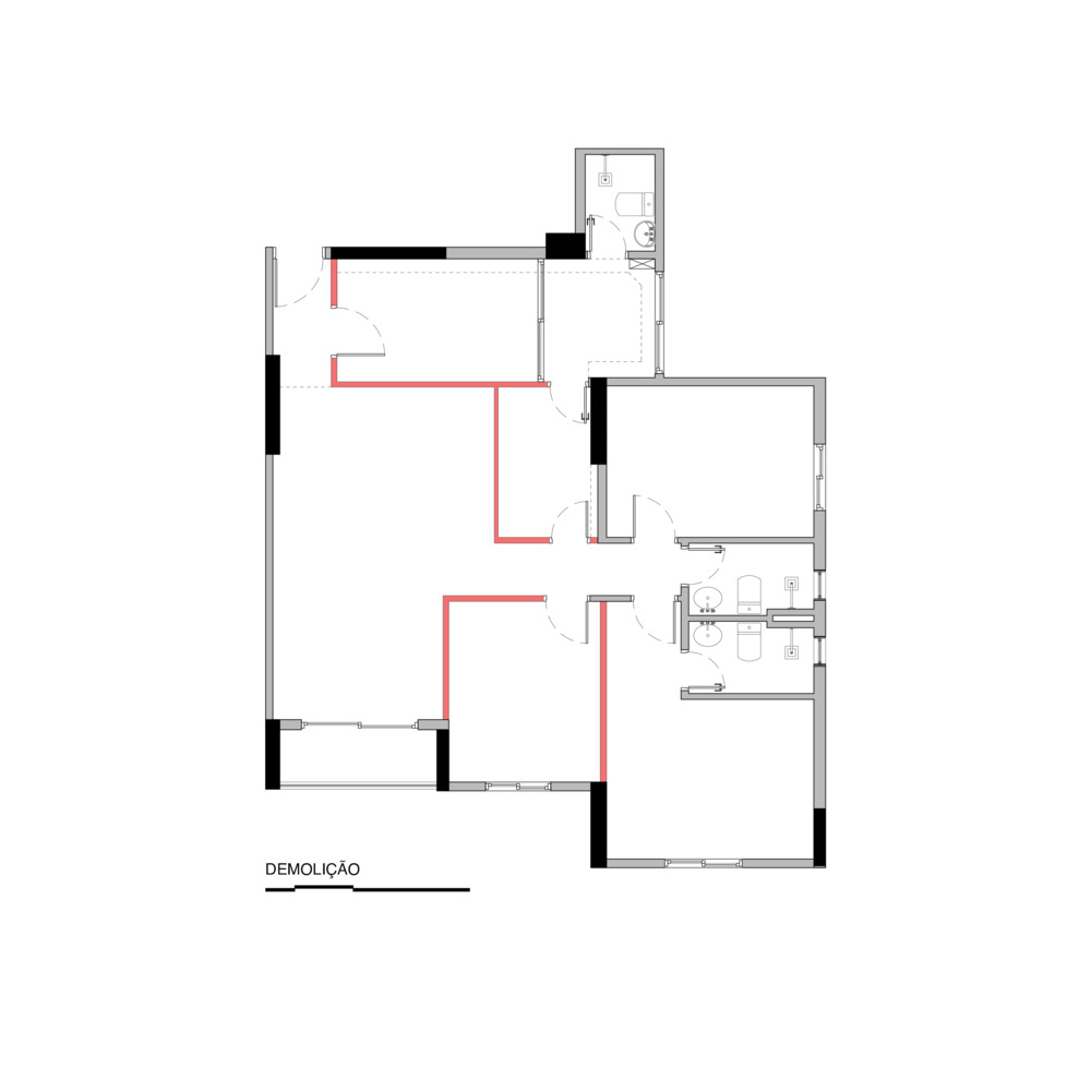 Modern Apartment Renovation with Curved Interiors: CORE Apartment by ...