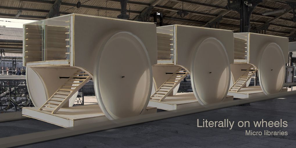 Literally on Wheels - Micro Libraries | Cultural Architecture Project