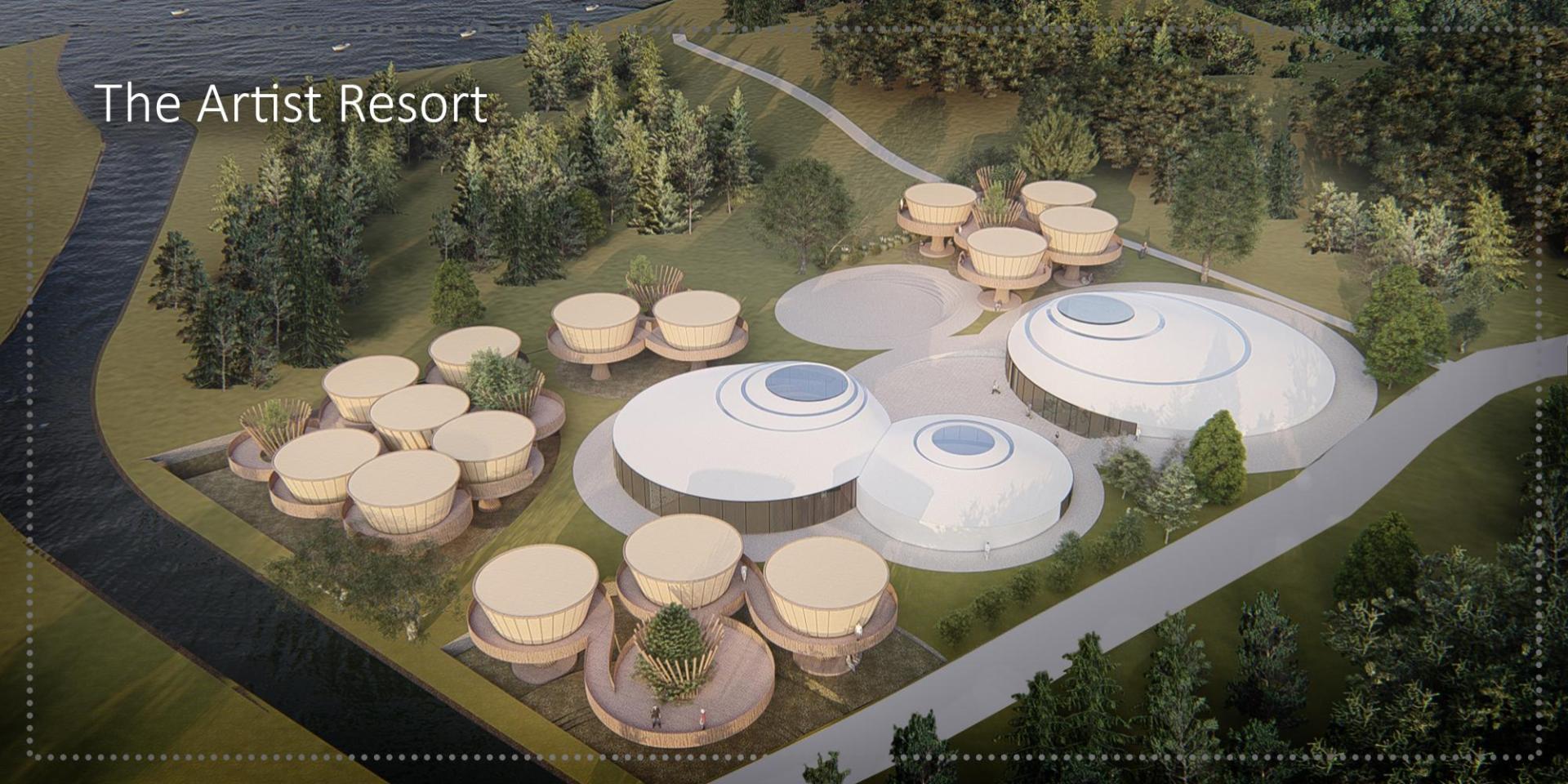 A special retreat for artists: Architects design artist-resorts in ...