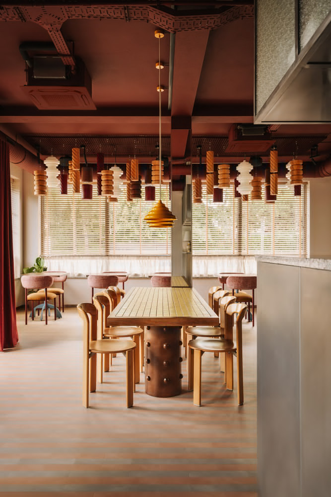 RAGU Restaurant by CUDO Architects – A Cozy Italian-Inspired Trattoria ...
