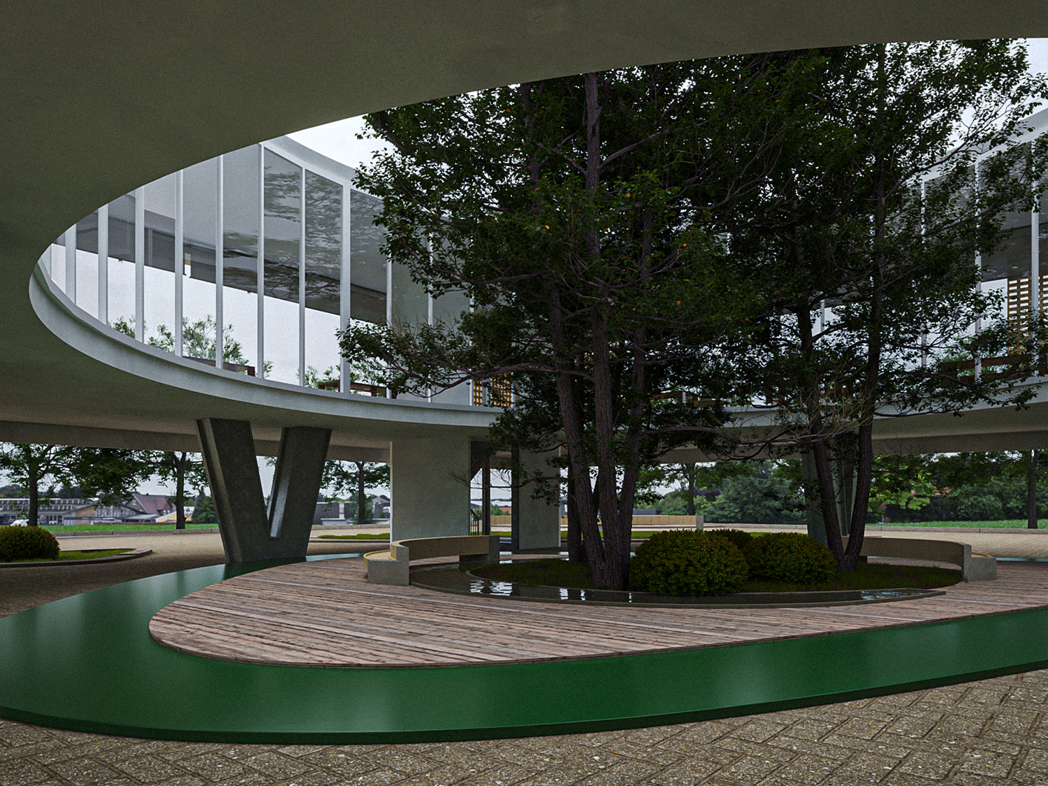 Green Diary House | 3D Visualization Project