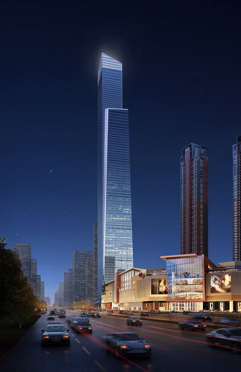 Supertall tower in Nanning, China, is home to the world's highest ...