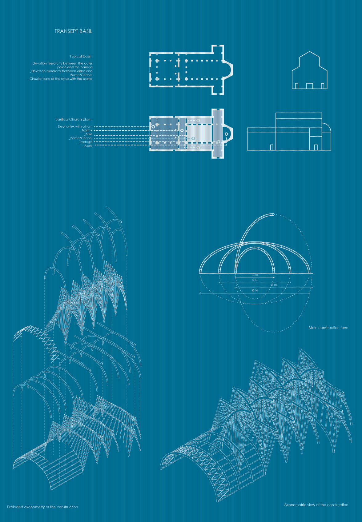 Protective Structure Above Transept Basil | Engineering Results