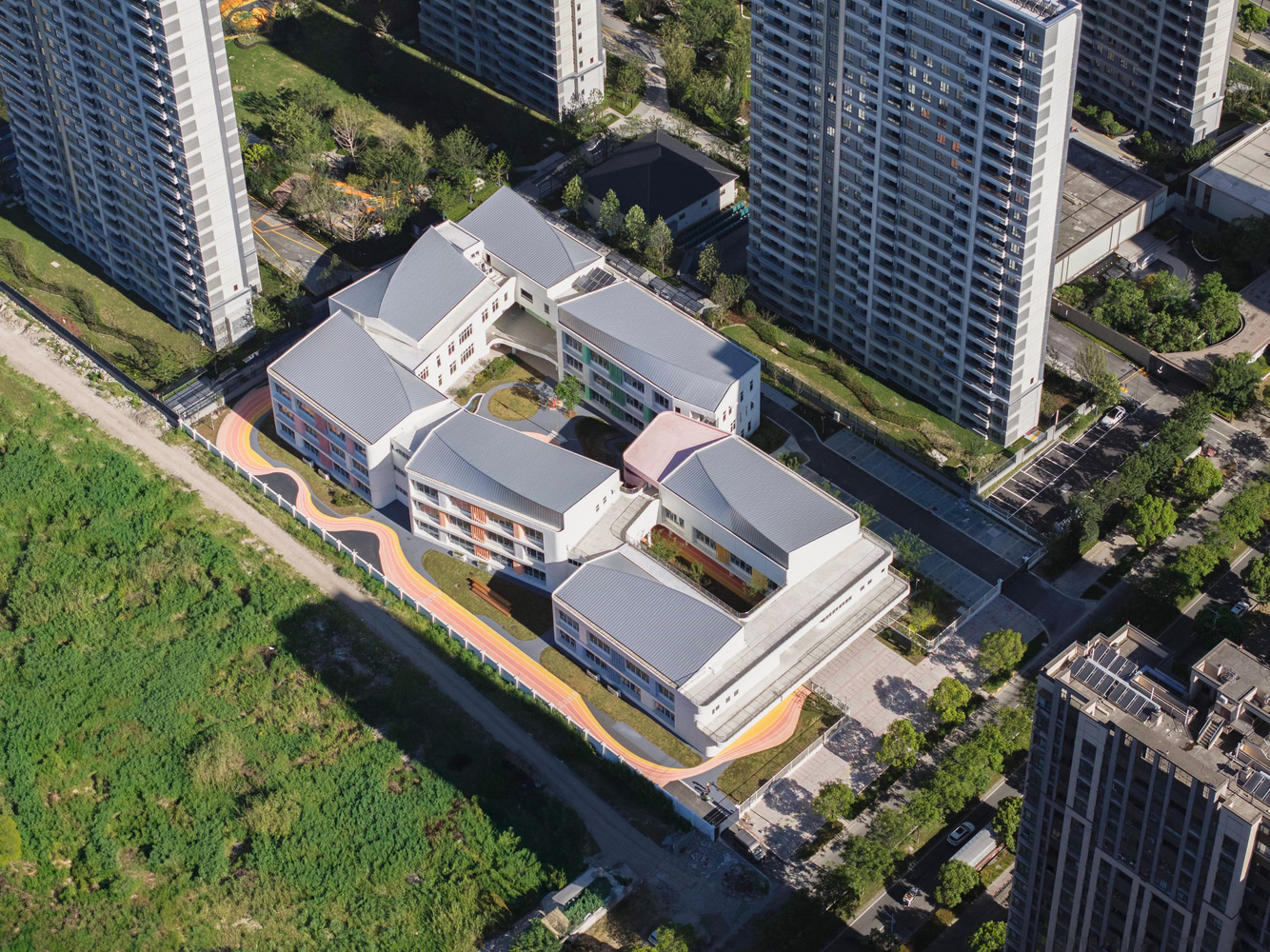 Sky Castle Kindergarten by SoBA — A Cloud-Inspired Campus Elevating ...