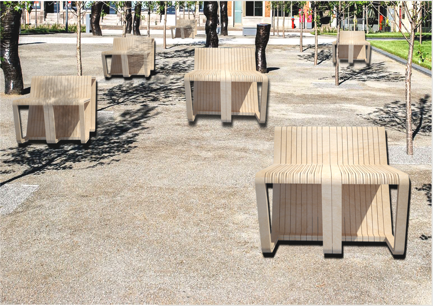 Urban Criss: Modular Urban Furniture Architecture for Human–Nature ...