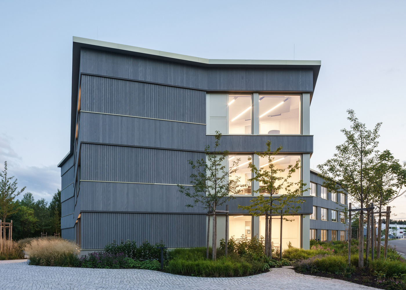 Sustainable Wooden Office Building Design: CADFEM Head Office by nbundm ...