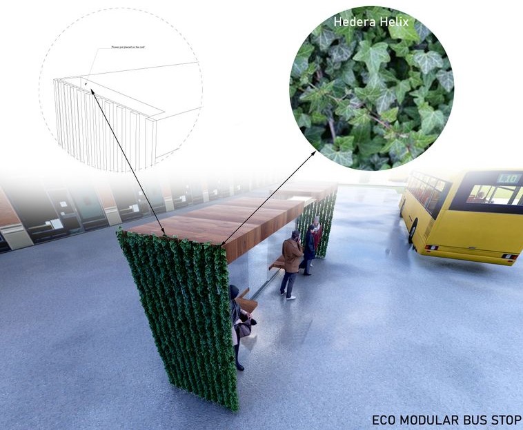ECO MODULAR BUS STOP | Urban Design Story