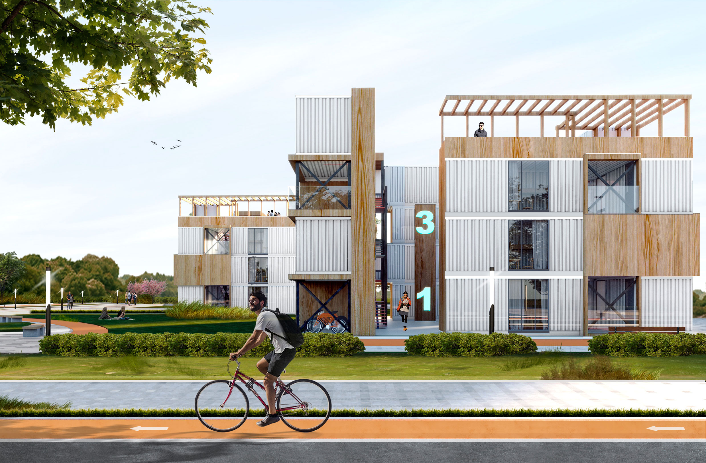 Container City | Conceptual Architecture Design Process