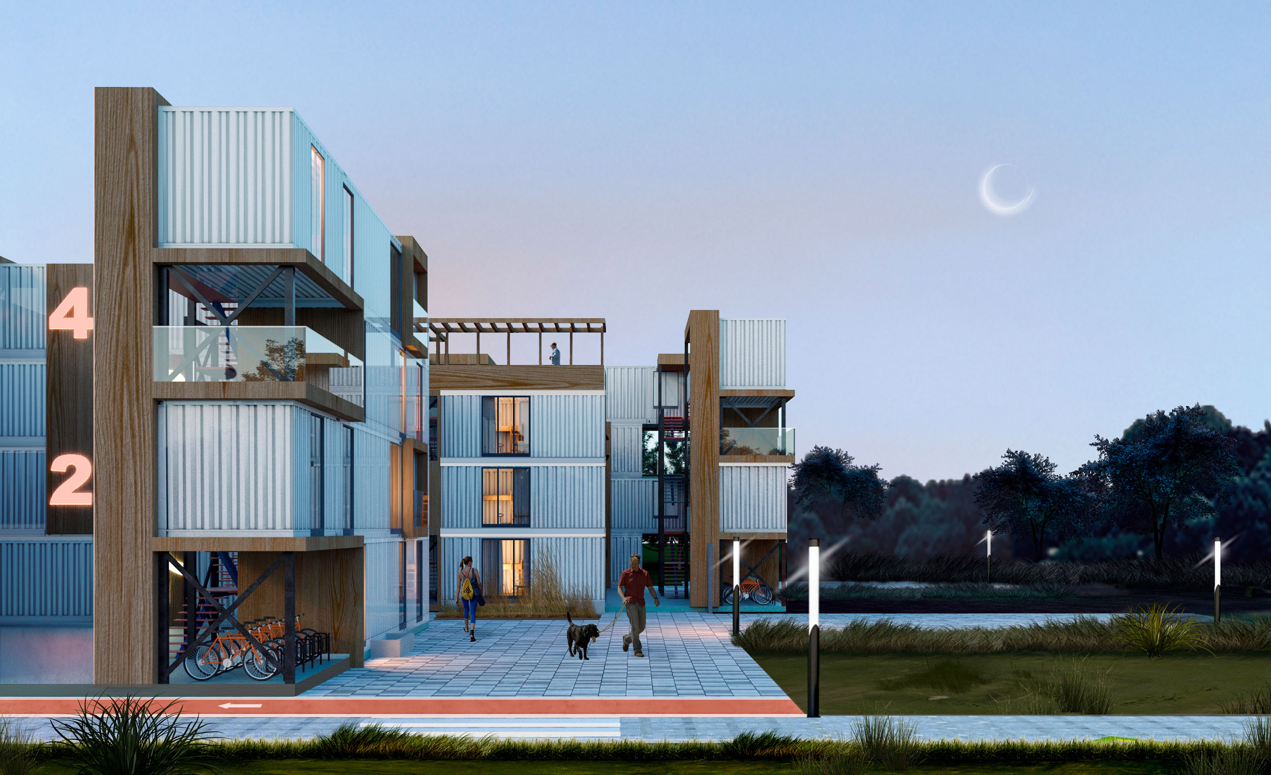 Container City | Conceptual Architecture Design Process