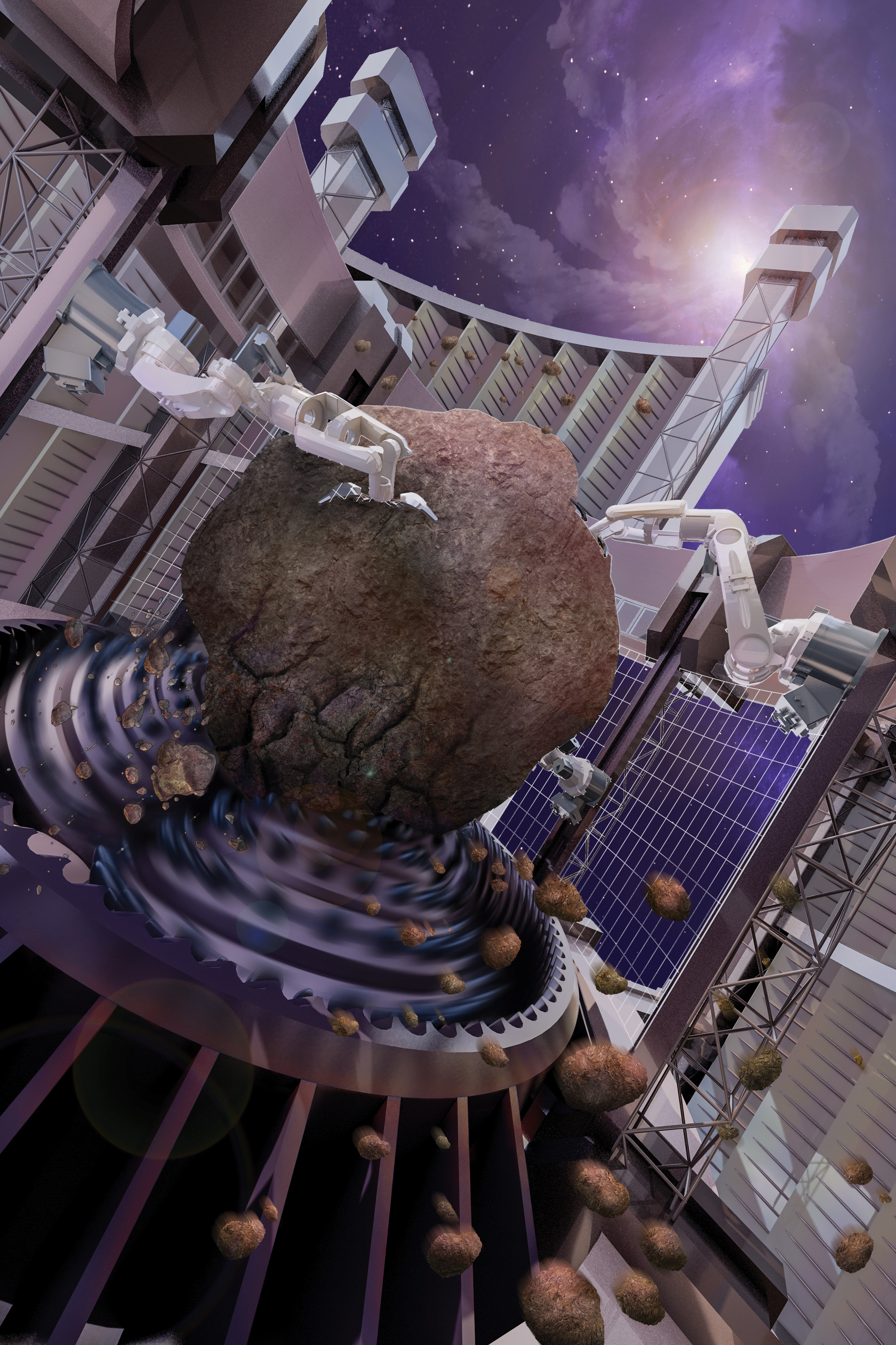 Designing space habitat for "Astro Miners" | Space Architecture Results