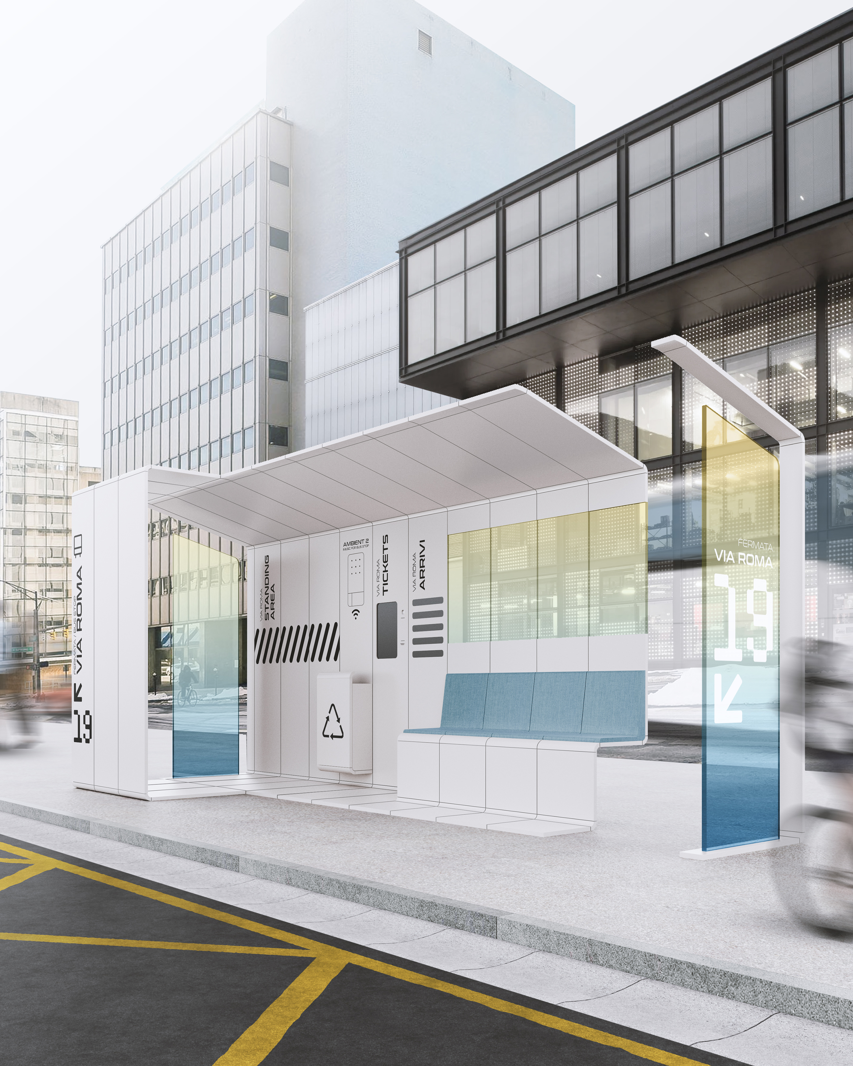 Redesigning bus stops: Making public transport fun again | Urban Design Results