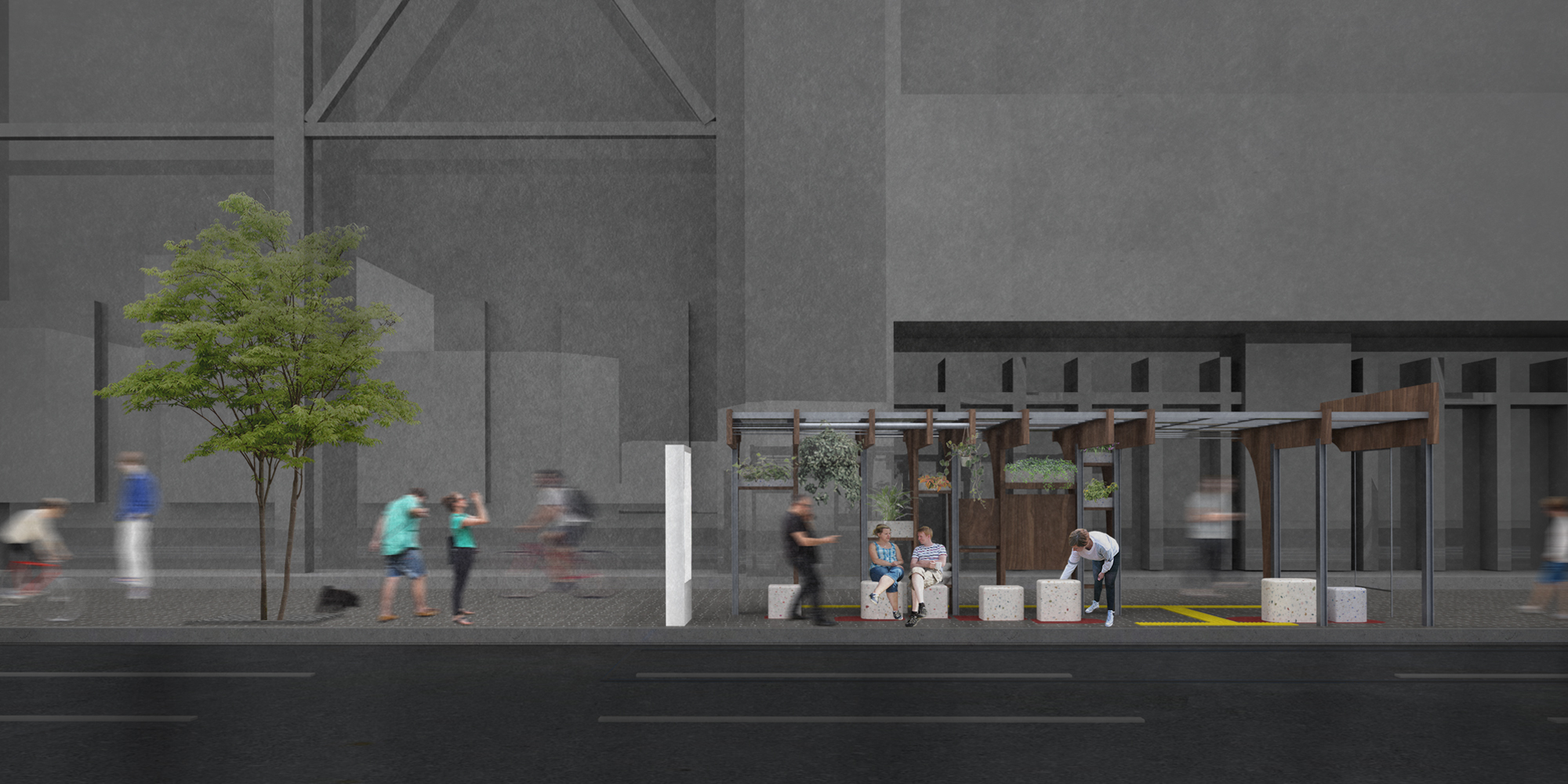 Redesigning bus stops: Making public transport fun again | Urban Design Results