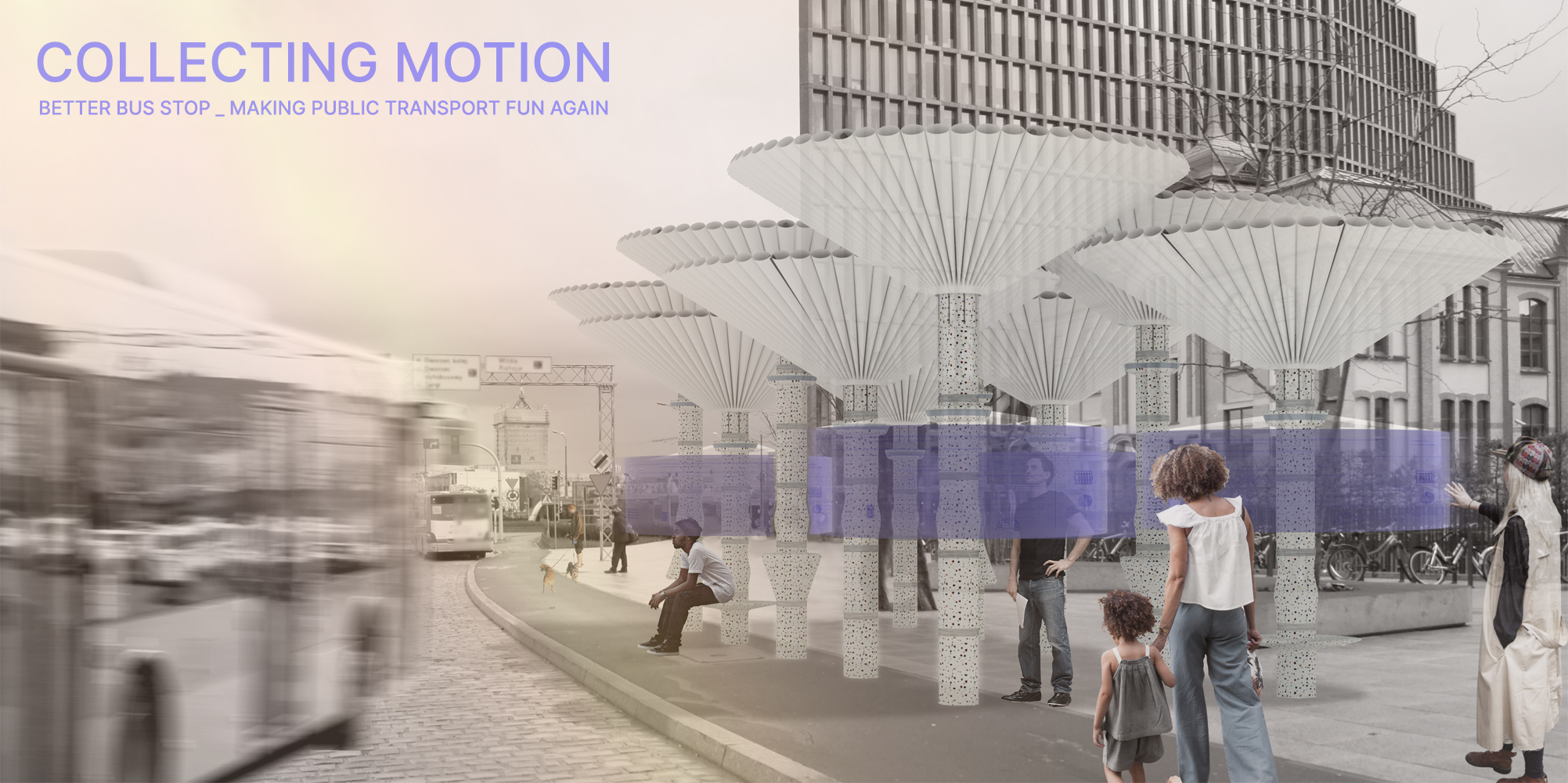 Redesigning bus stops: Making public transport fun again | Urban Design Results