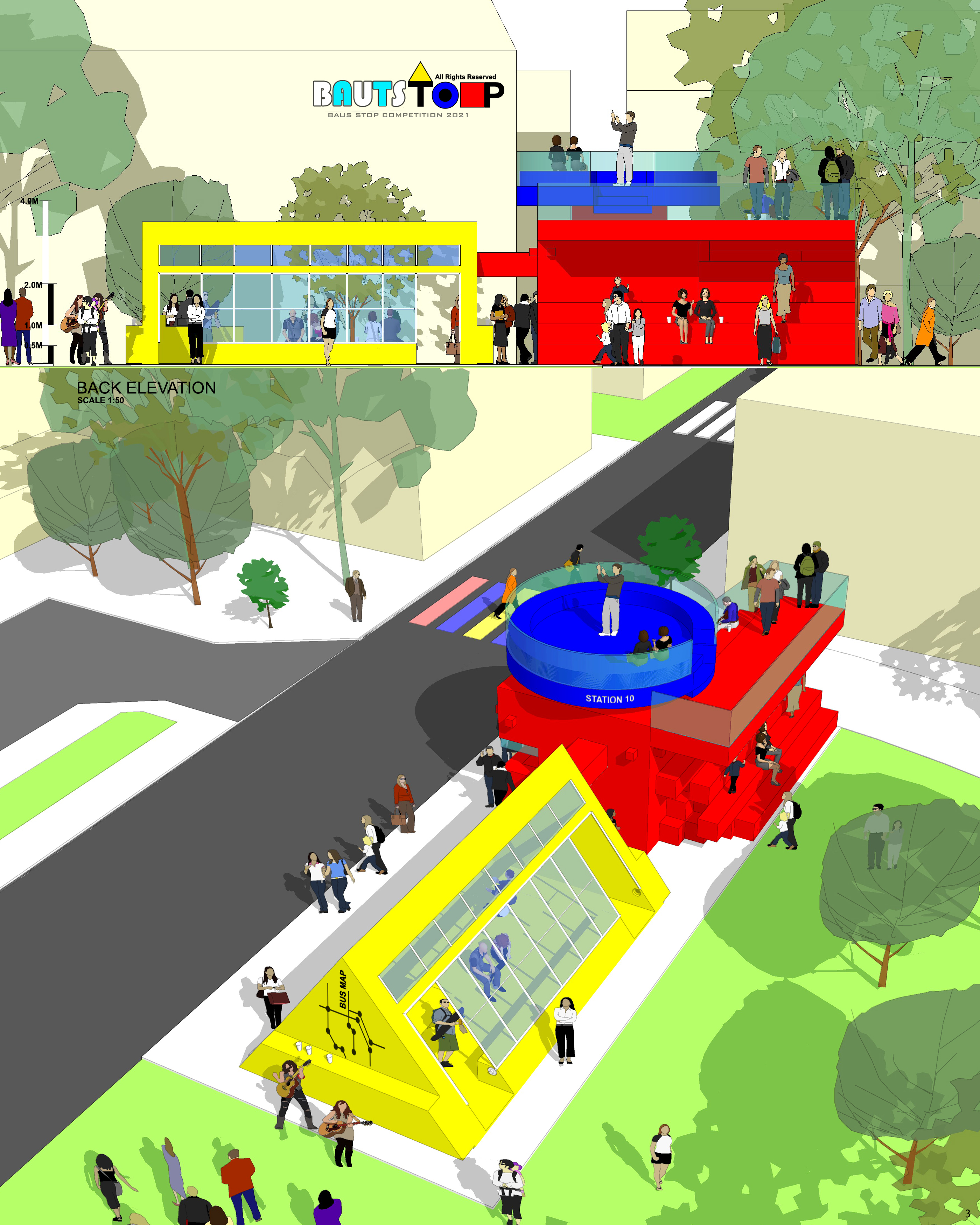 Bauhaus in the present: Reinventing the bus-stop typology by ...