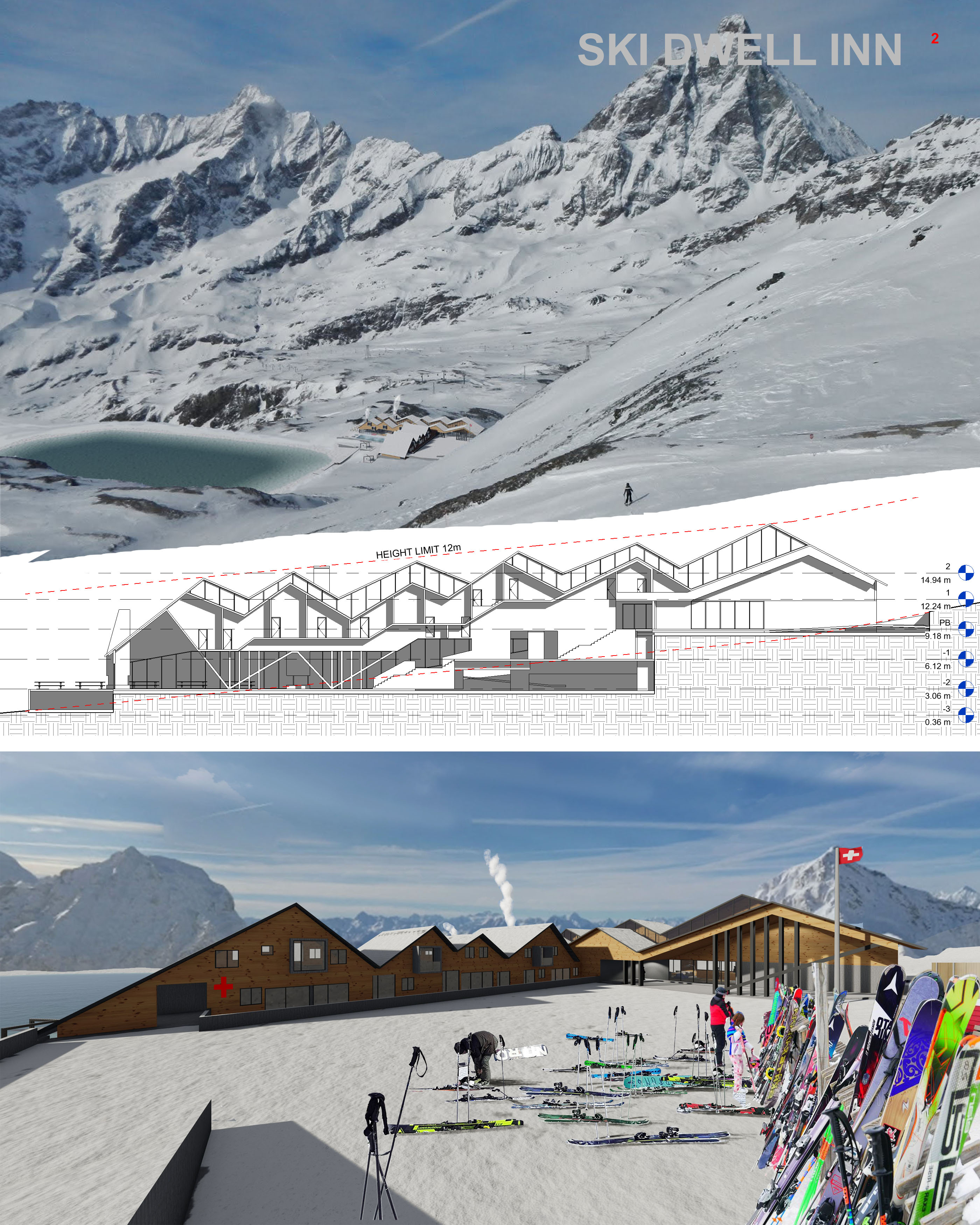 Skiing in the snow: Low-emission, climate conscious Ski Resort designs ...