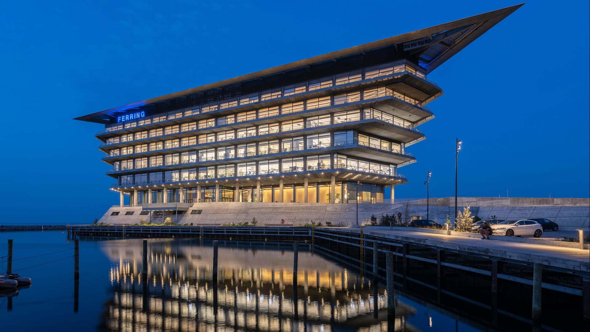 The new home of Ferring Pharmaceuticals A/S by Foster + Partners has ...