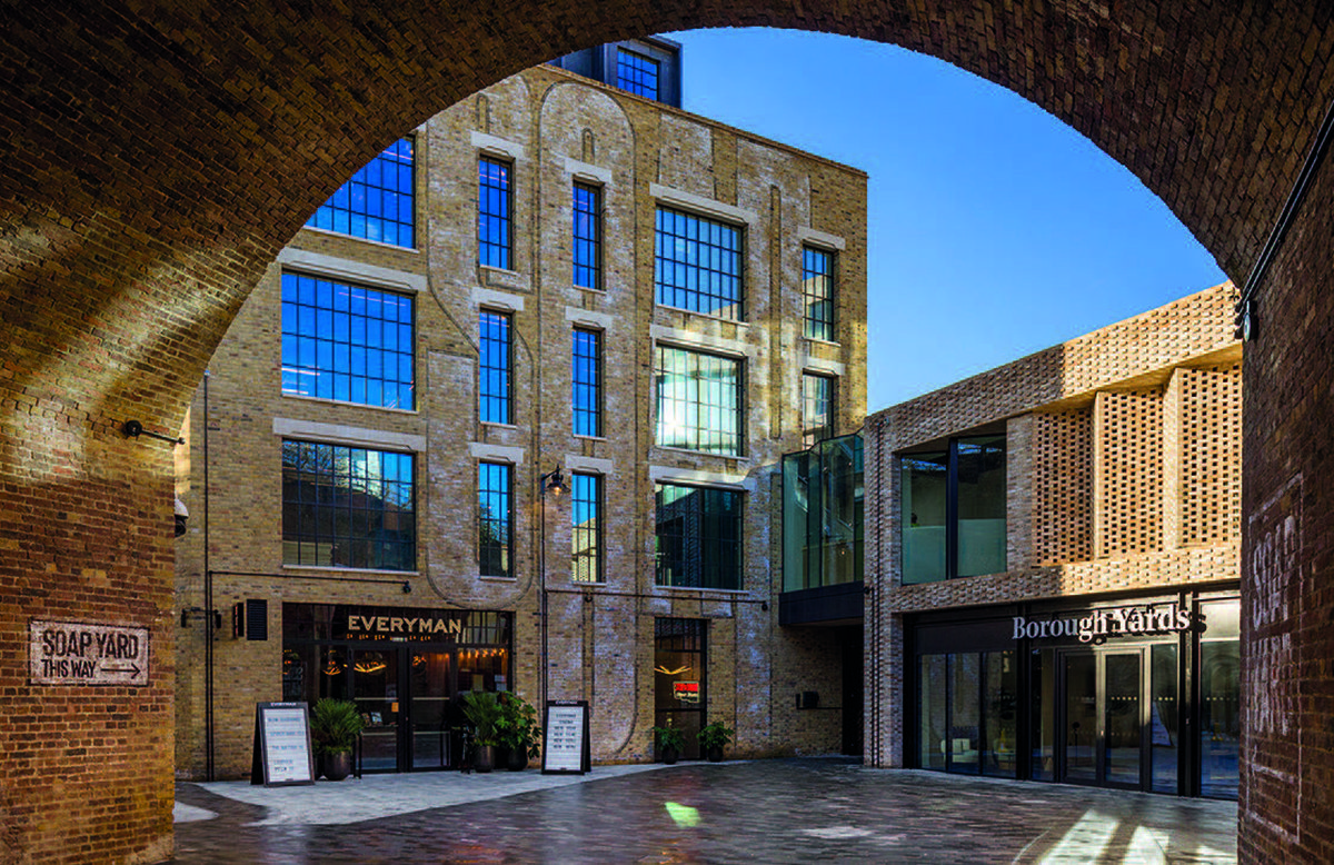 Borough Yards is a modern development built by Wates Group and designed ...