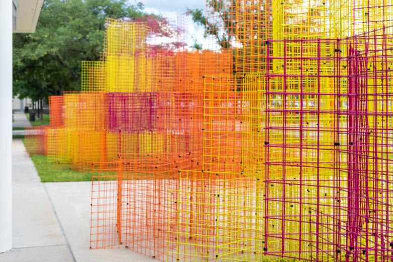 Rana Begum, an artist known for her work with bright colours and ...