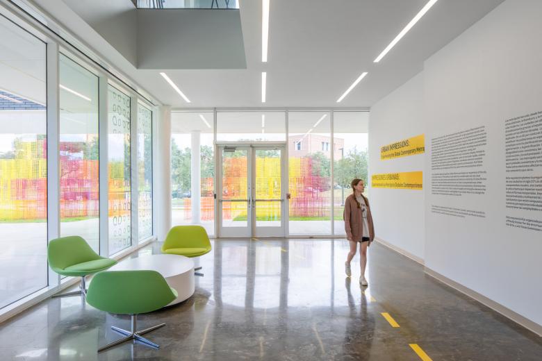 Rana Begum, an artist known for her work with bright colours and ...