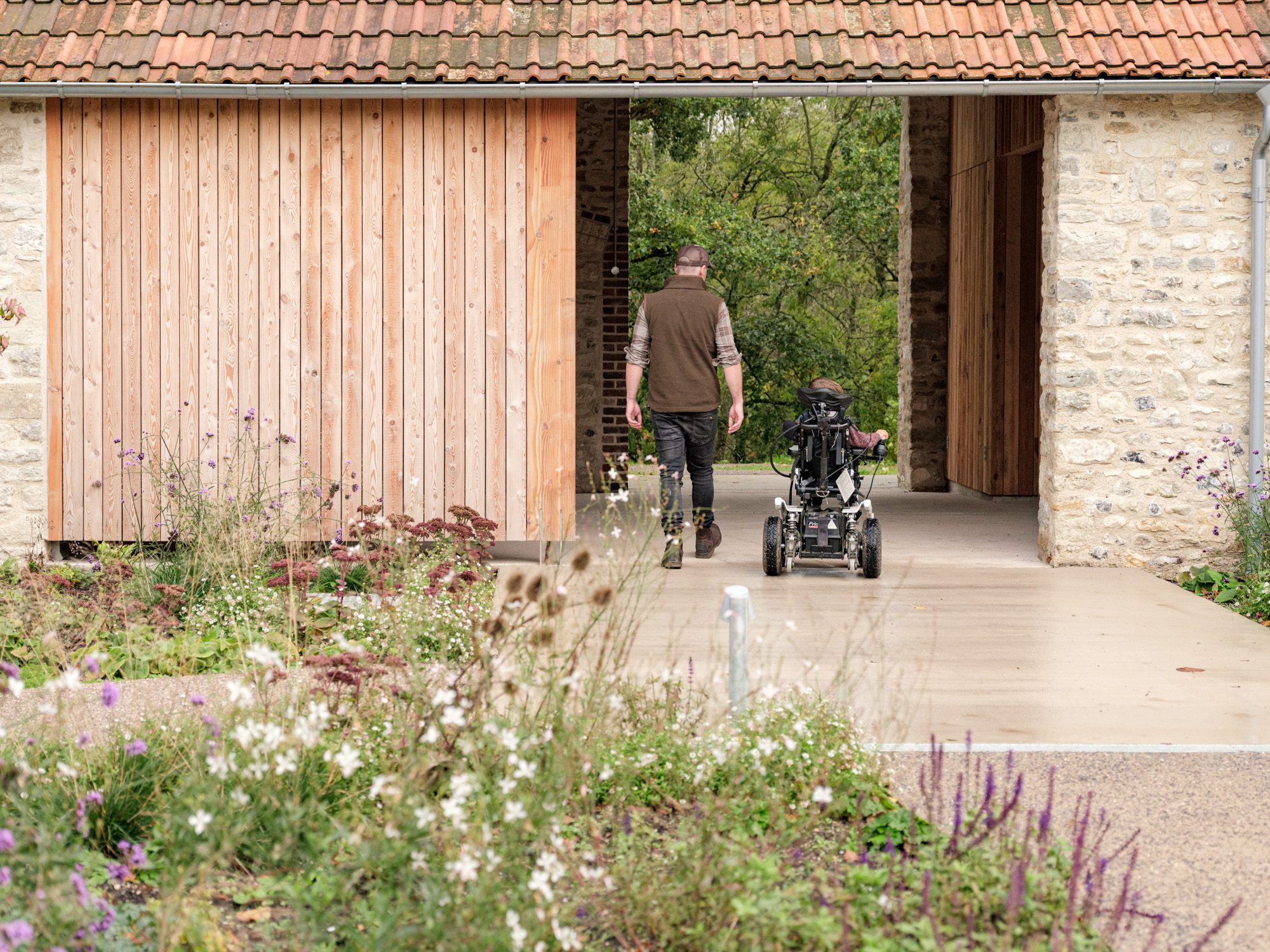 Creating accessible spaces with style: Wraxall Yard by Clementine ...