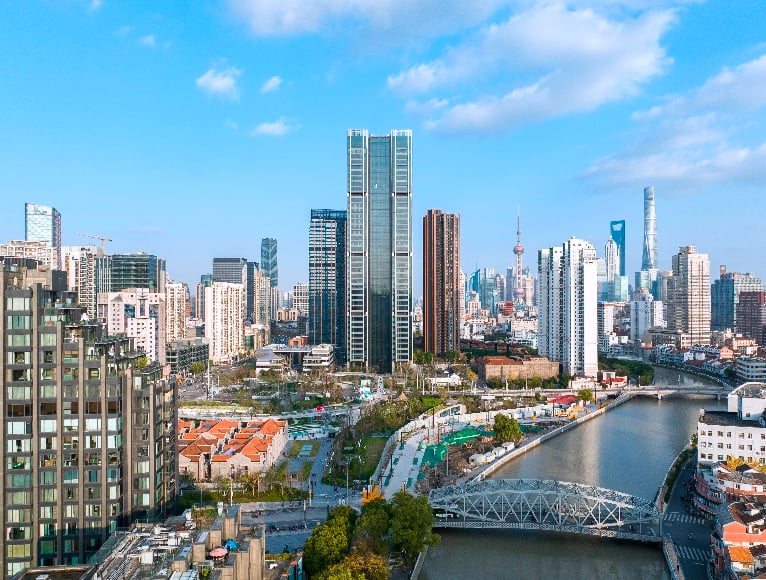 New Shanghai Office Tower Completed by Foster + Partners in Suhewan ...