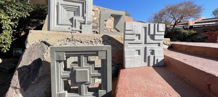 FLW-Inspired Textile Blocks & 3D Cement Tiles Now Available ...