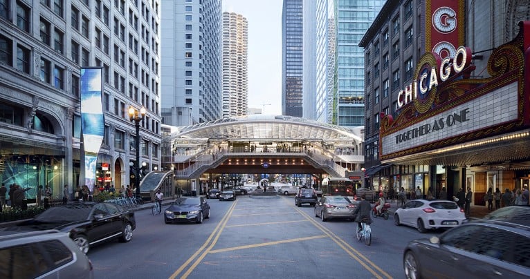 Chicago's Iconic Elevated Rail Station Gets a Stunning Modern Makeover ...