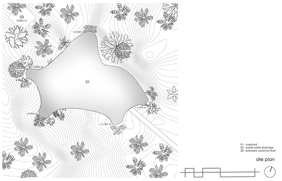 Earthscape Studio’s Innovative Cowshed Design in Peermade, Kerala ...