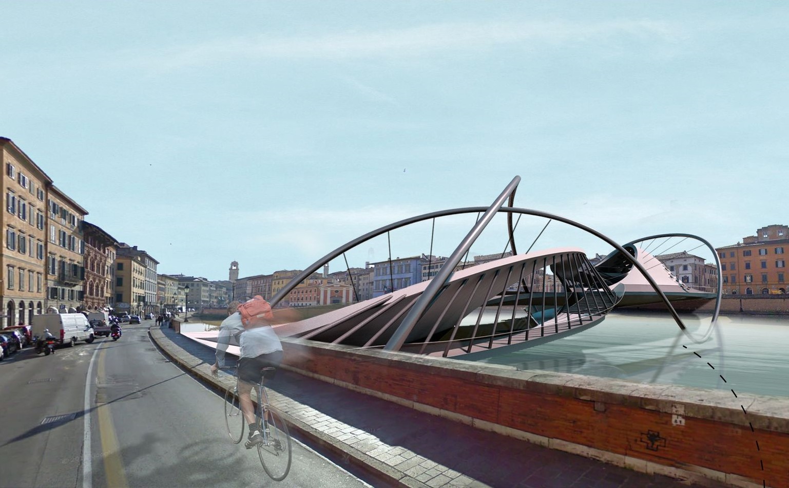Innovative Bridge Design: The Artisans Crossing Bridge in Pisa ...