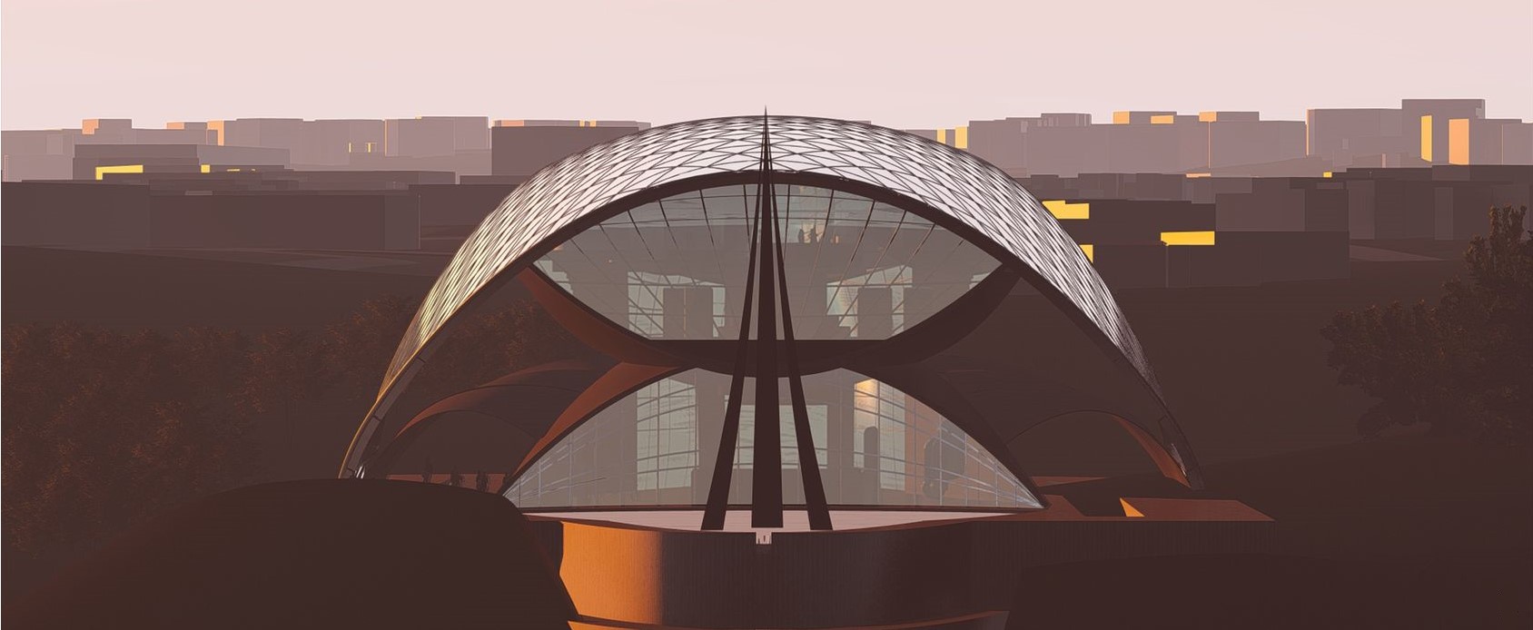 Futuristic Transportation Hub Design: The Cosmic Commuter Project ...