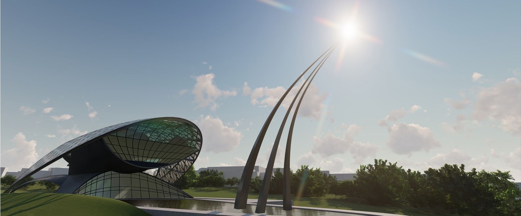 Futuristic Transportation Hub Design: The Cosmic Commuter Project ...