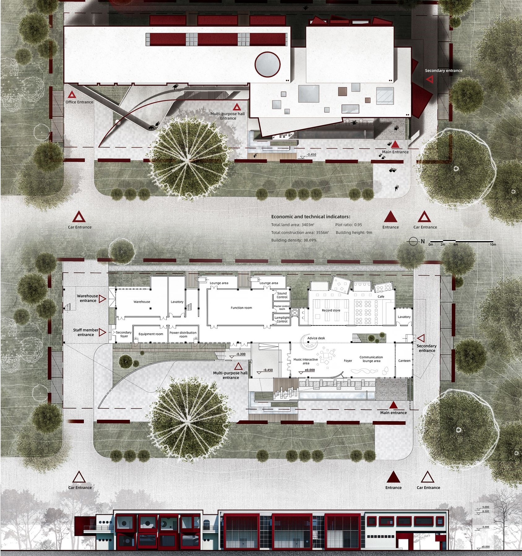 Innovative Music Center Design: Blending Vinyl's Legacy with ...