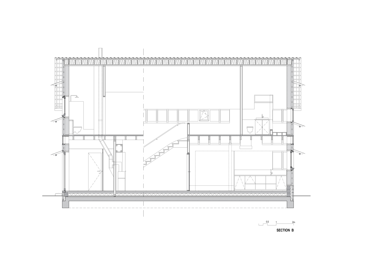 Eco-friendly Gallery House Design in Belgium: The Gallery House by Wim ...