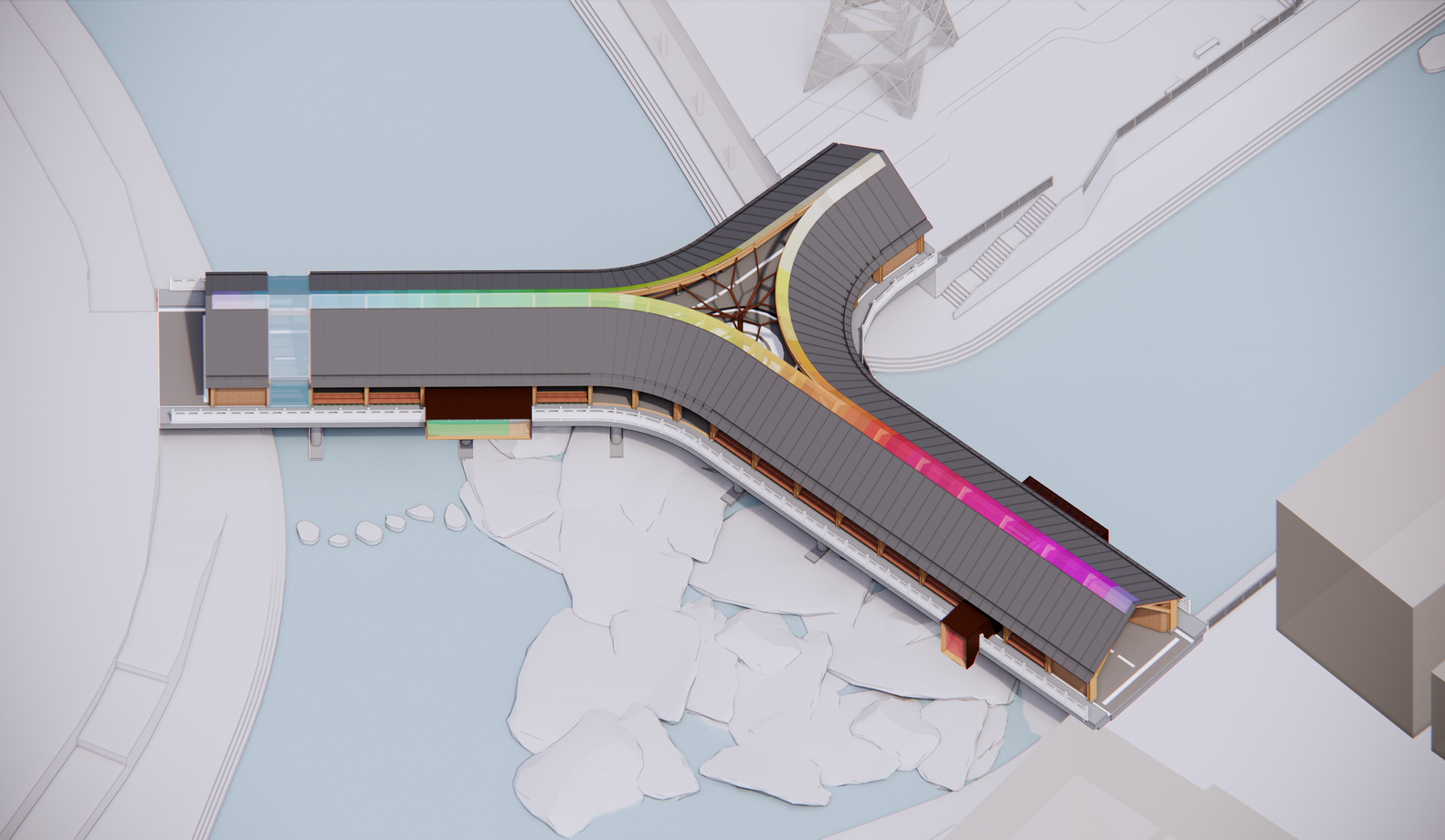 Sustainable Corridor Bridges: Unveiling the New Herringbone Bridge by ...
