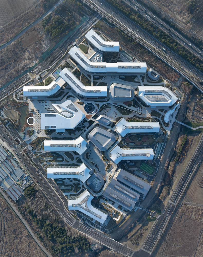 Future Office Park Design: Hangzhou Alibaba DAMO Nanhu Industry Park by ...