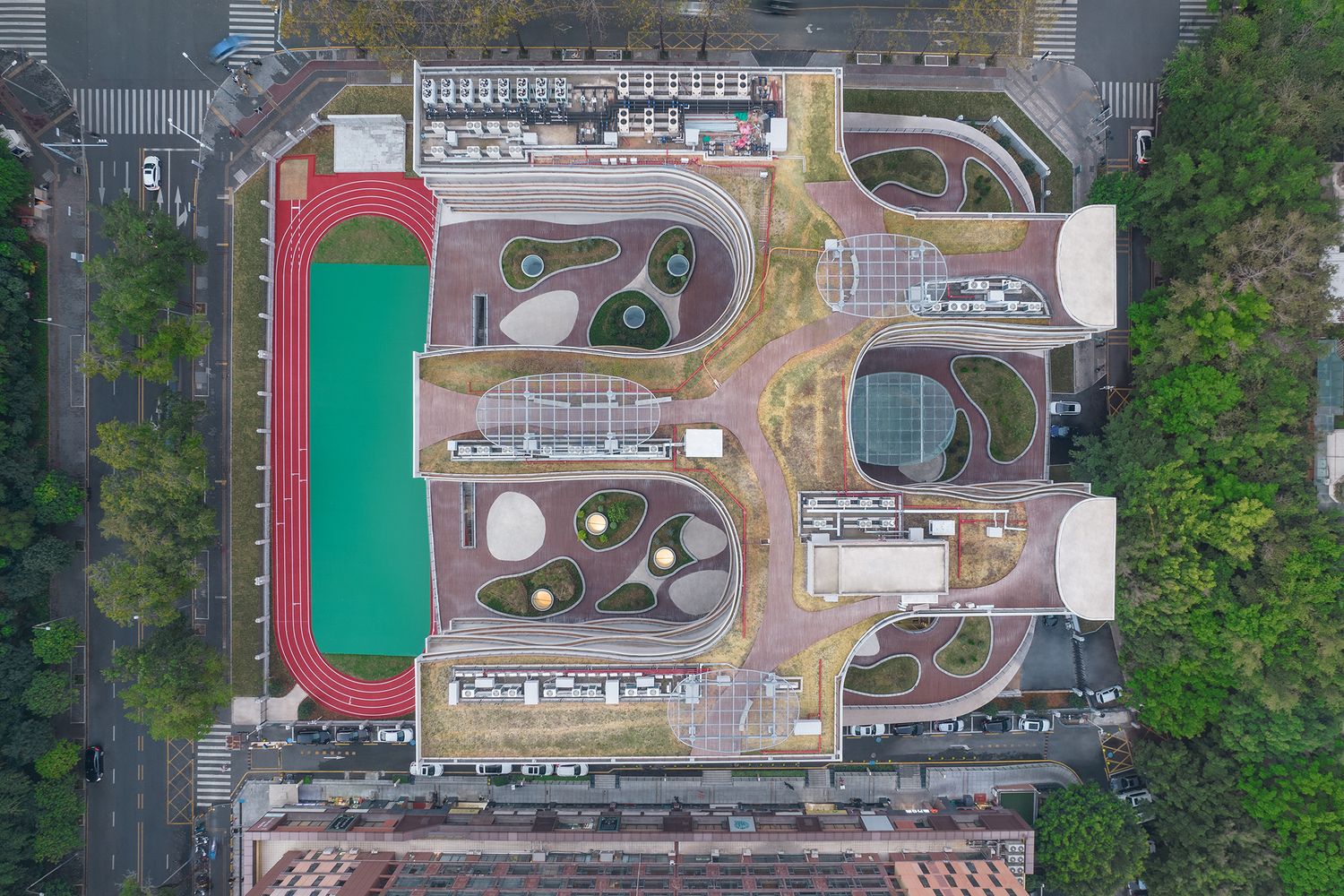 Innovative Urban School Design: JingLong Elementary School by Atelier ...