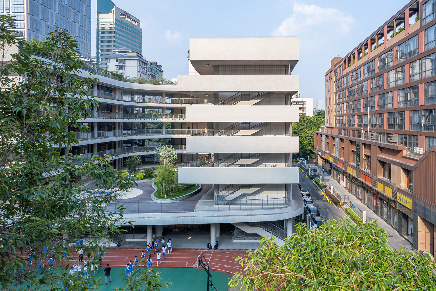 Innovative Urban School Design: JingLong Elementary School by Atelier ...