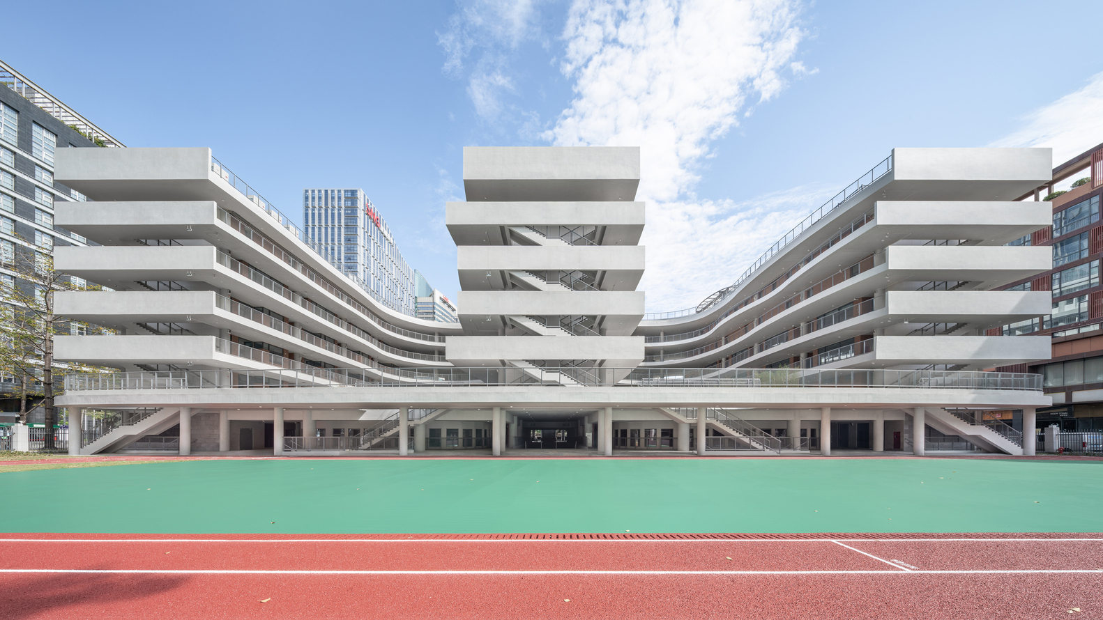 Innovative Urban School Design: JingLong Elementary School by Atelier ...